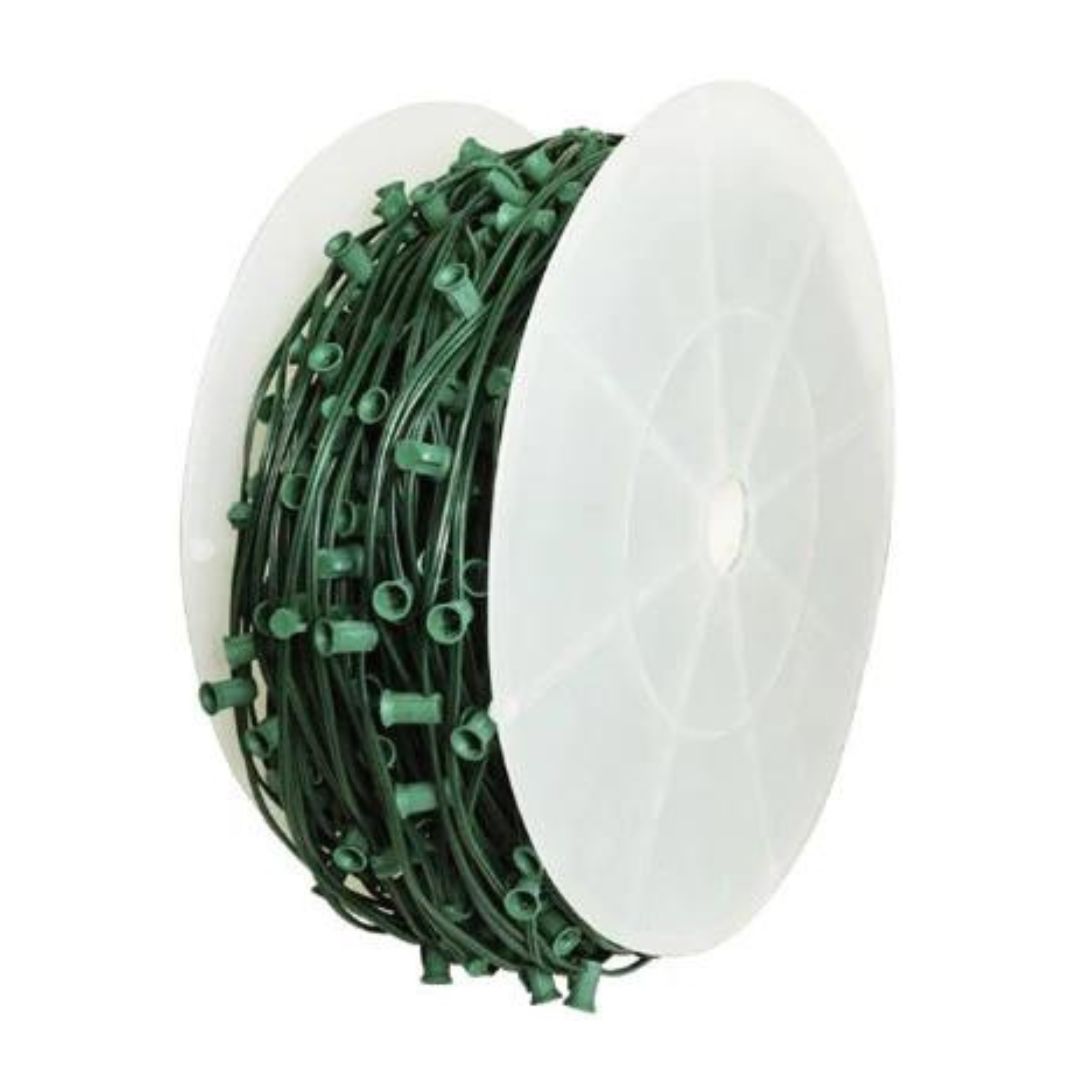 C9 SOCKET SPOOL ROLL 500FT, 12" SPACING SPT-1 – St. Nick's Christmas Lighting