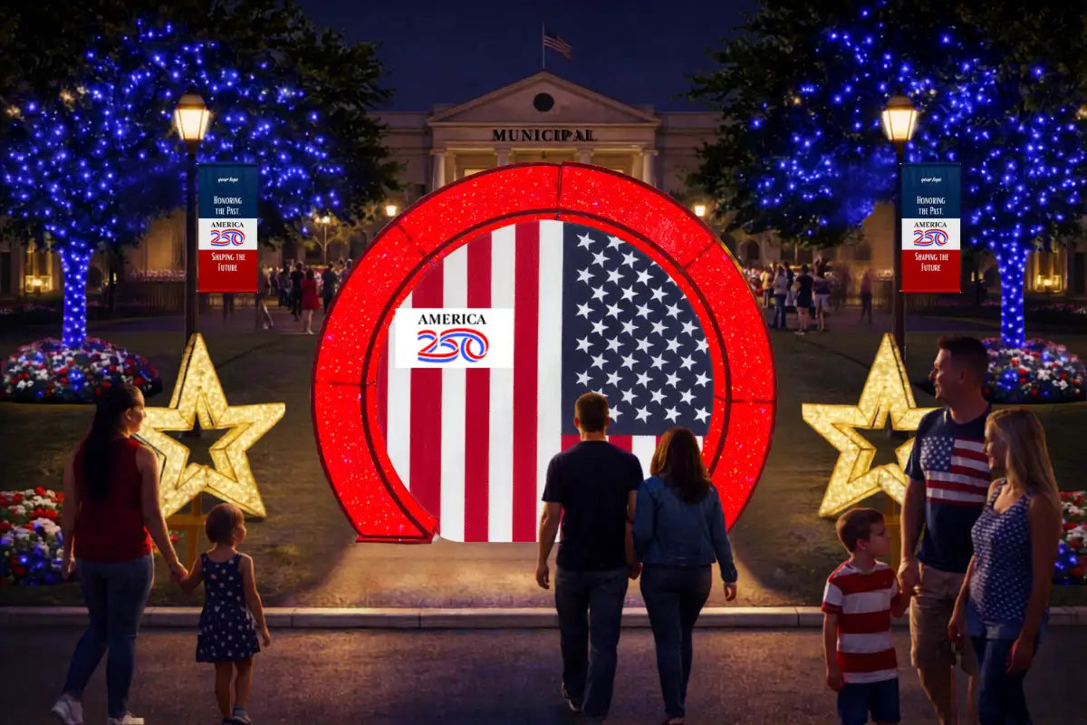 How Municipalities Design Patriotic Lighting Programs for Streets and ...