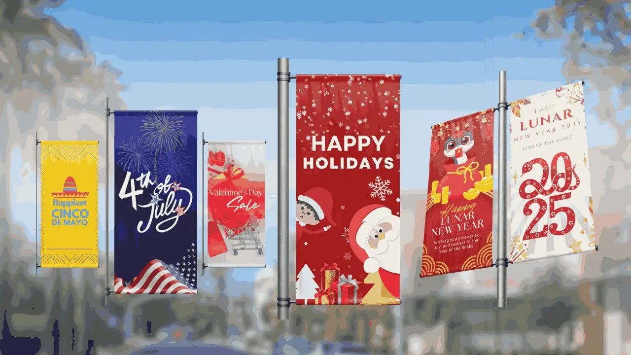 Seasonal Street Pole Banners & Custom Vinyl Banners | StNicks – St ...