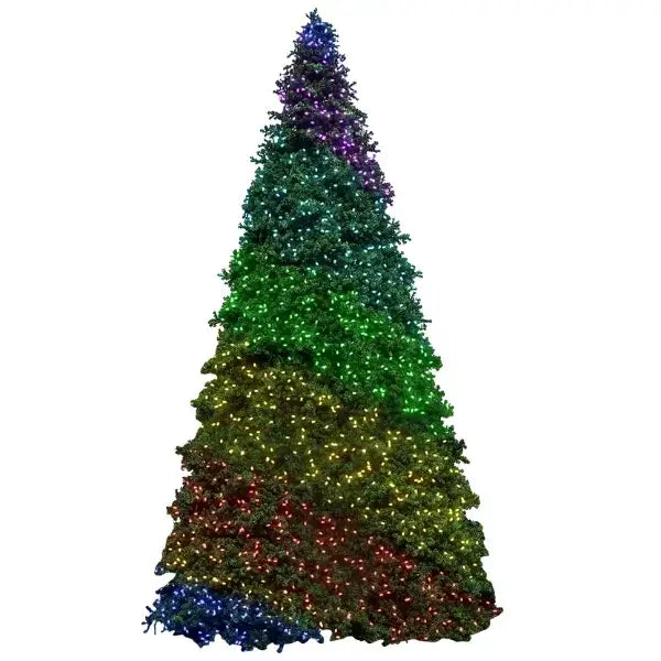 20FT RGB Minleon Bullet Pixel Frame Christmas Tree | St Nicks – St ...