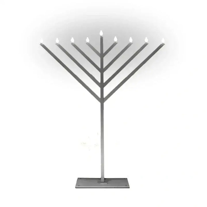 Grand Menorah with Automatic Lighting for Hanukkah | 6FT – St. Nicks ...